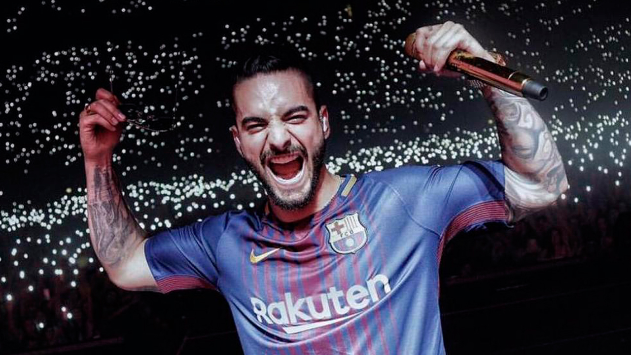 Maluma canta con el uniforme del Barcelona - Sporthiva Online