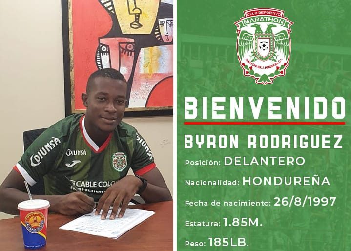 El delantero Byron Rodríguez es el primer refuerzo de Marathón para el ...