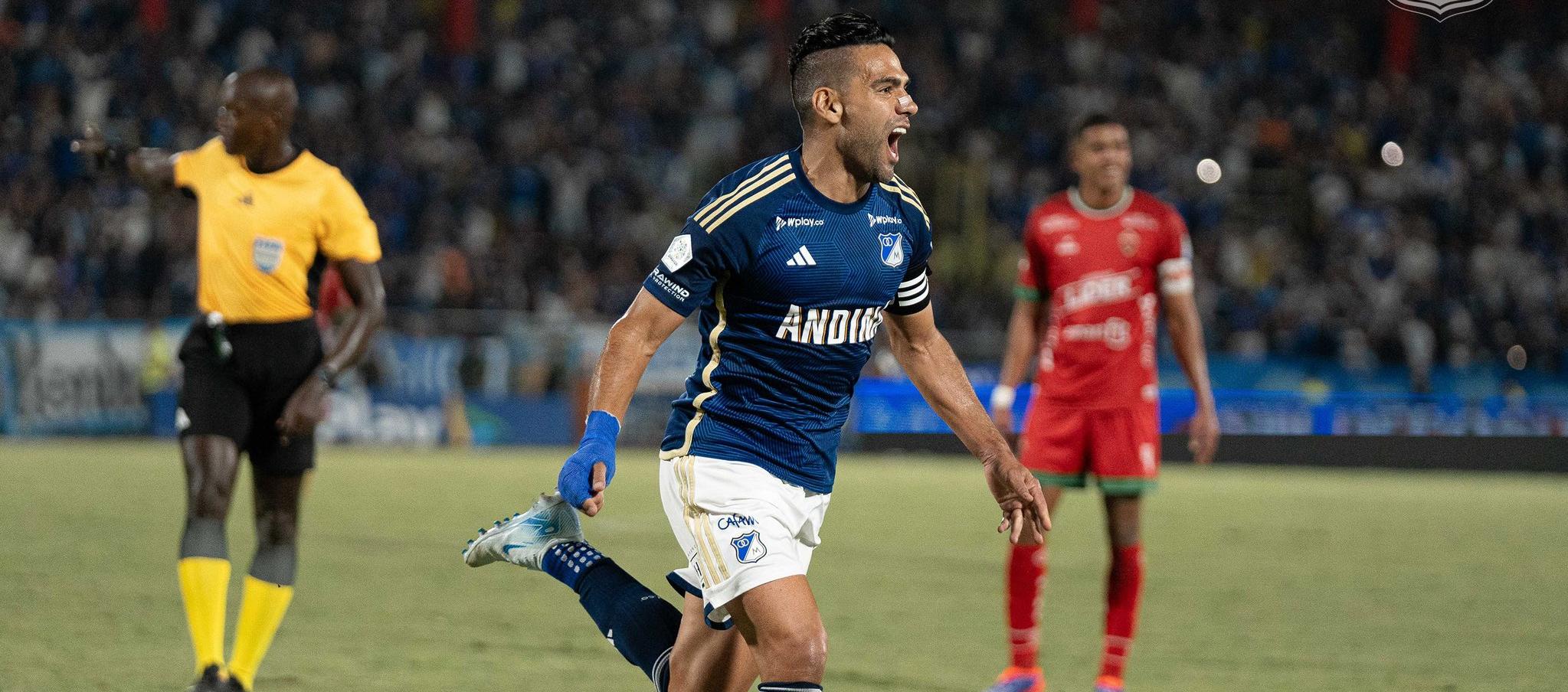 Radamel Falcao convirtió su primer gol con Millonarios y se metió en la ...